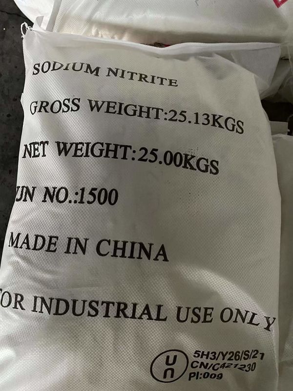White Powder NaNO2 Sodium Nitrite 98.5% Purity Color Protector For Meat ...
