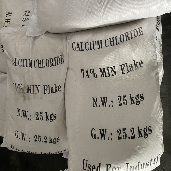 Industrial Grade CaCl2 Calcium Chloride Dihydrate 25kg Per Bags