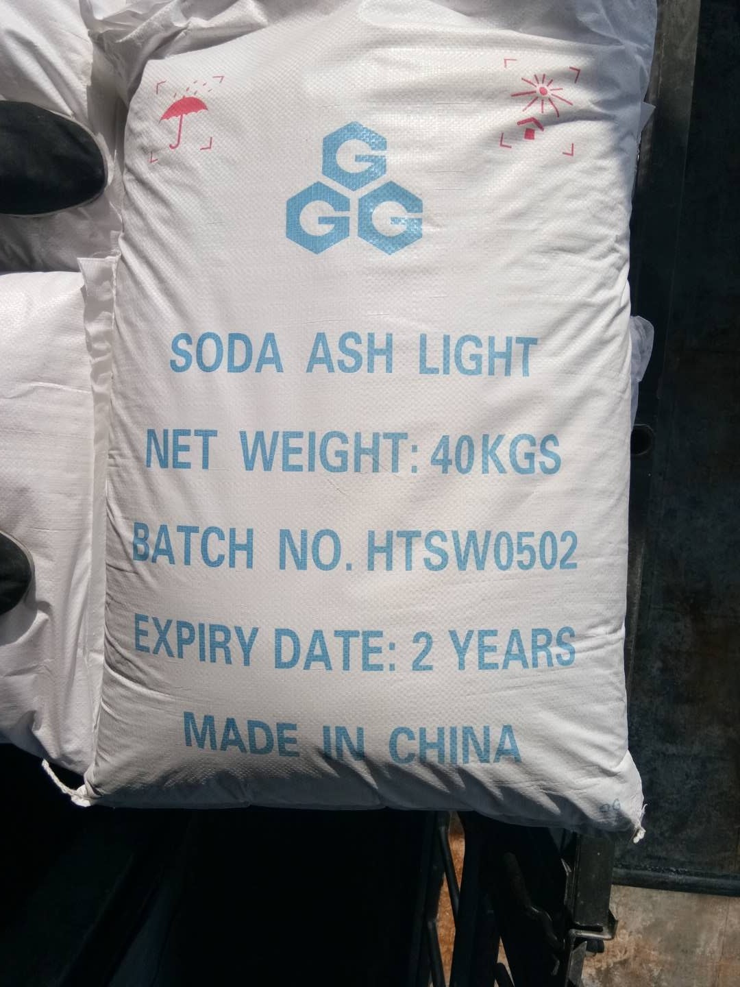 40 KG/BAG Sodium Carbonate Soda Ash Used in Petroleum, Chemical and ...