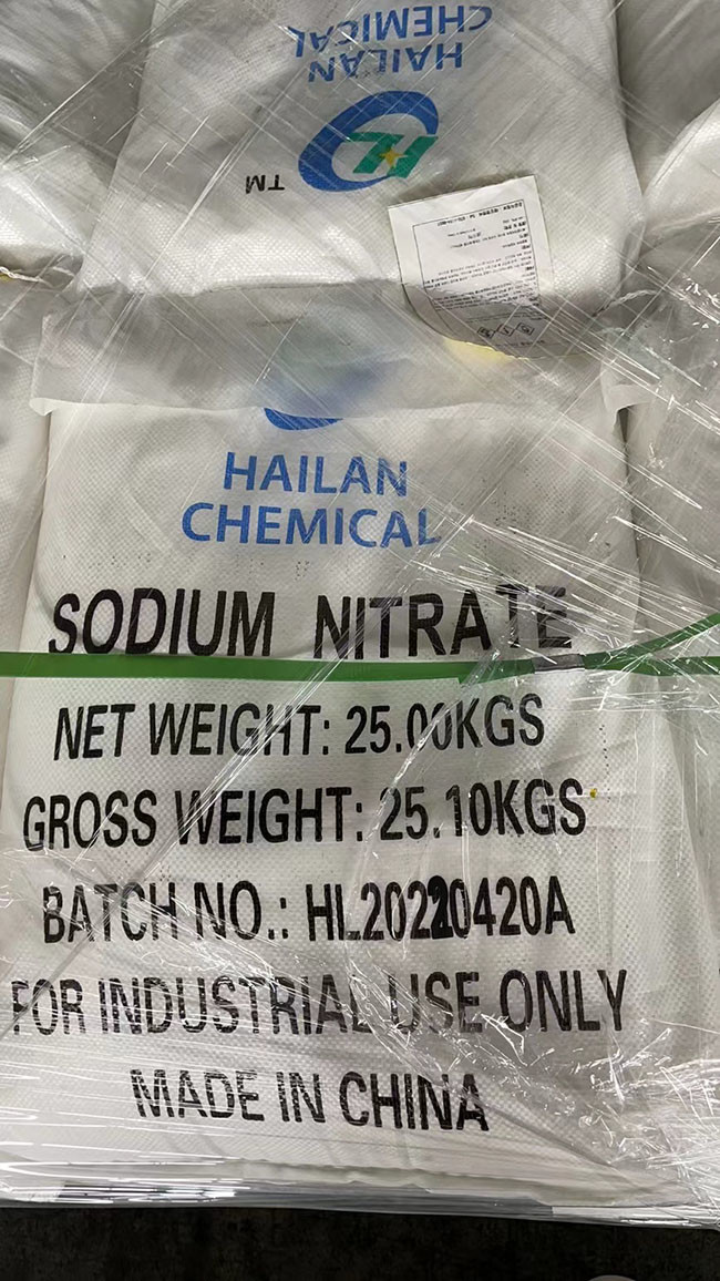 White Crystal NaNO3 Sodium Nitrate Class 5 Hazardous Chmeicals